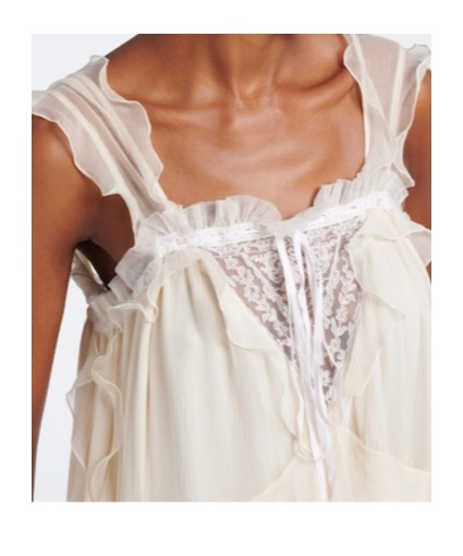 Chloé Ruffled Silk Muslin Maxi Dress