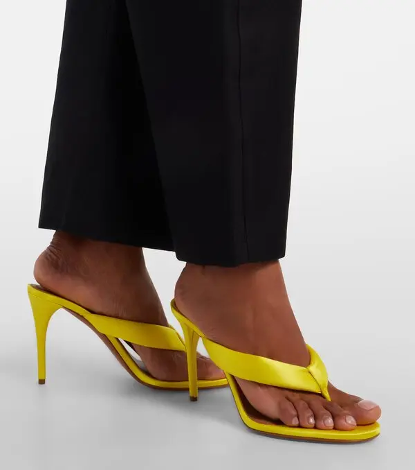 Alaïa Padded High-heeled Sandals