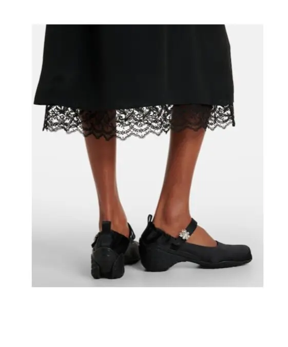 Simone Rocha Ballet Runner Embellished Ballet Flats