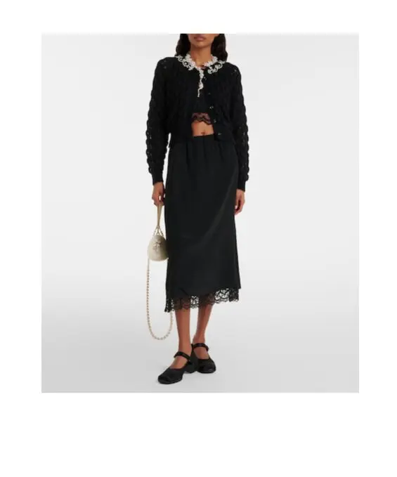 Simone Rocha Ballet Runner Embellished Ballet Flats