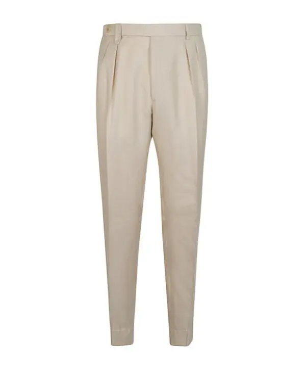 Brioni Casual Pants With Waistband - Nude