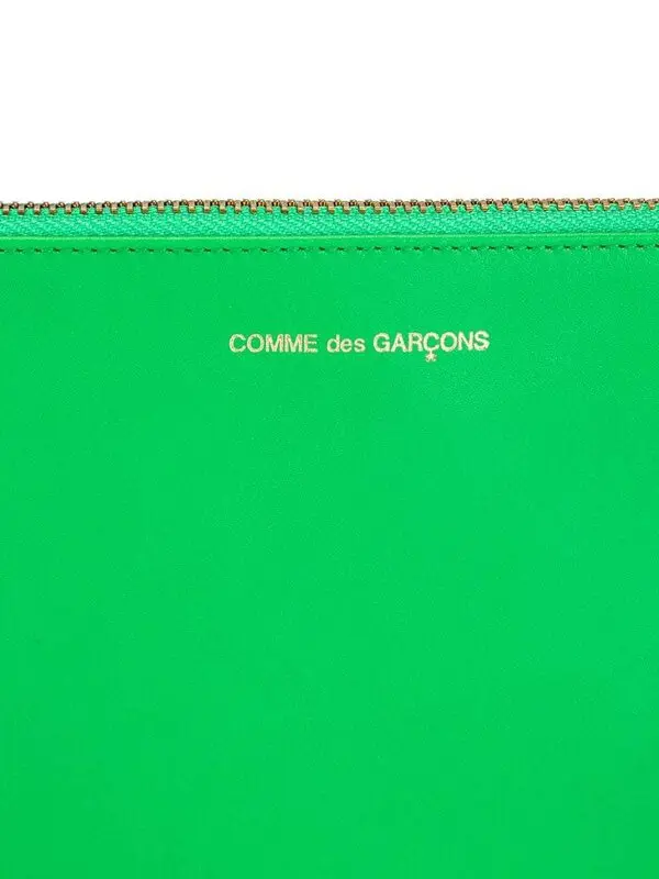 Comme Des Garçons Zip-up Leather Wallet