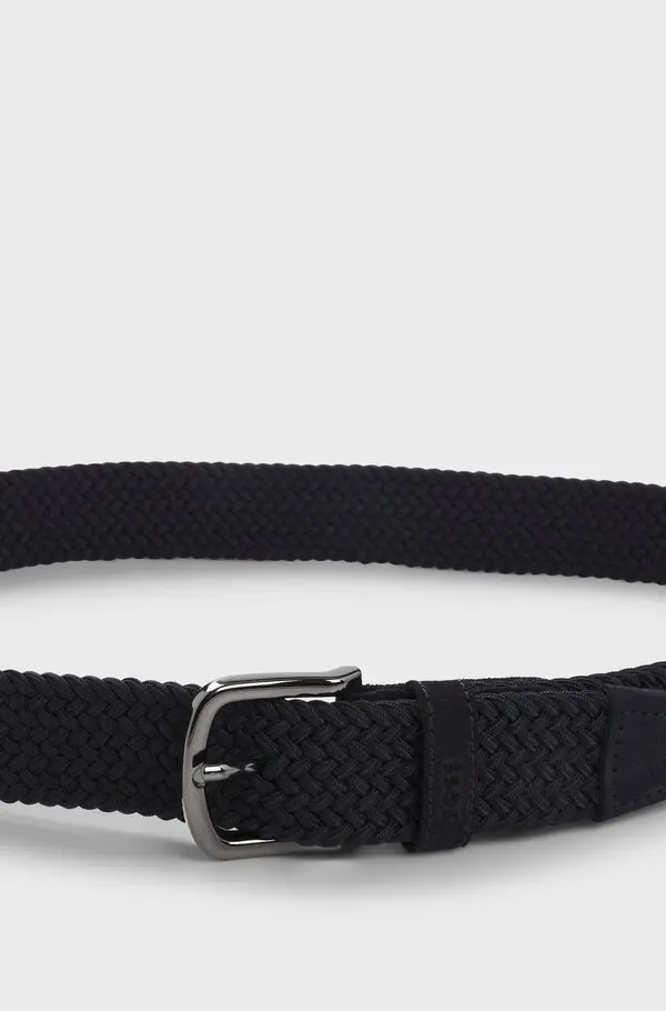 Hugo Boss Woven Buckled Belt