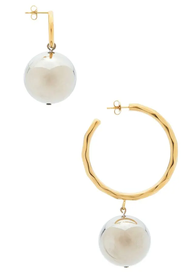 Isabel Marant Étoile Asymmetric Hoop Earrings