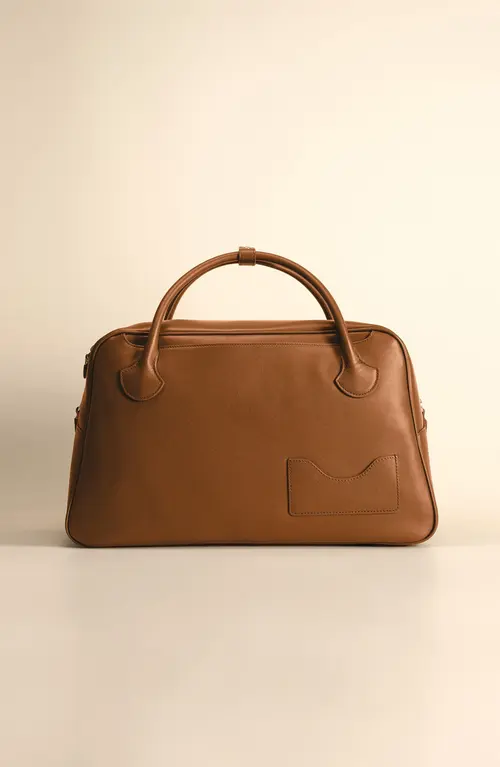 OLEADA Marina Carryall Laptop Bag - Cognac