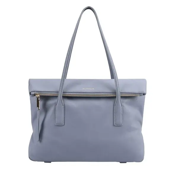 PAUL COSTELLOE Whirlpool Leather Tote Bag Lead