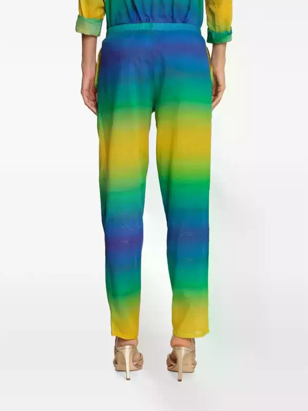 AMIR SLAMA Gradient Effect Straight Leg Trousers