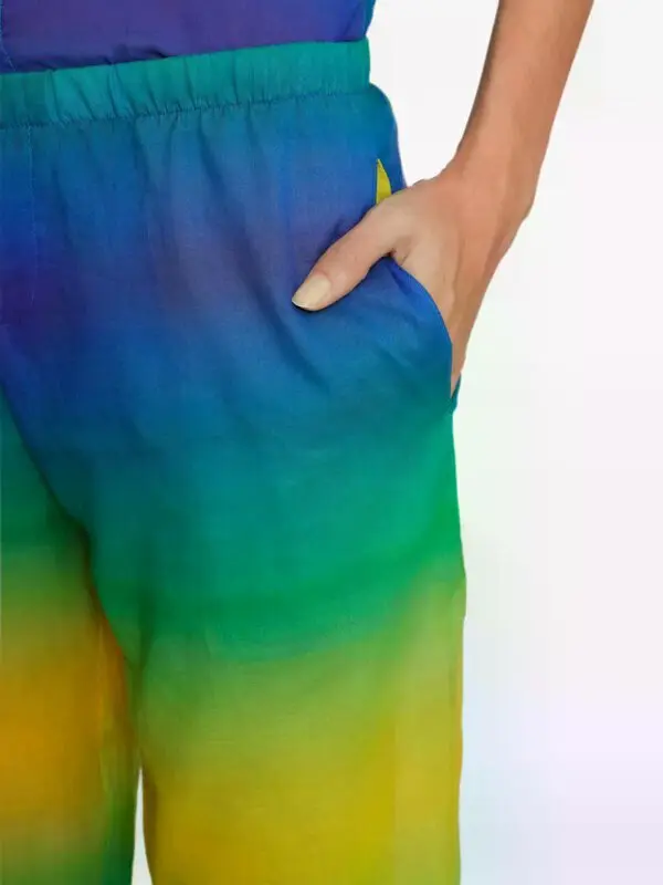 AMIR SLAMA Gradient Effect Straight Leg Trousers