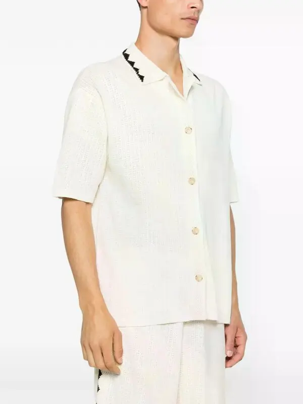 Commas Triangle-embroidered Shirt