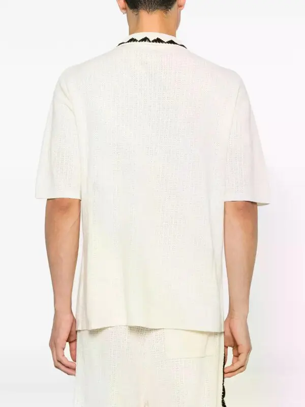 Commas Triangle-embroidered Shirt