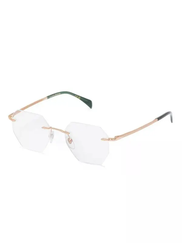 DB EYEWEAR BY DAVID BECKHAM Round-frame Glasses - Gold