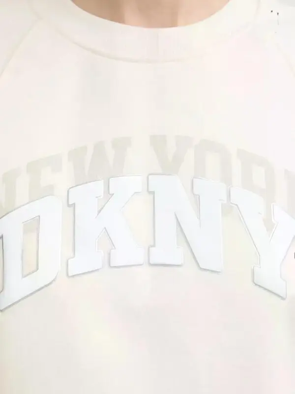 Dkny Logo-patch Raglan-sleeve Sweatshirt