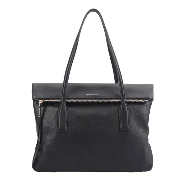 PAUL COSTELLOE Whirlpool Leather Tote Bag