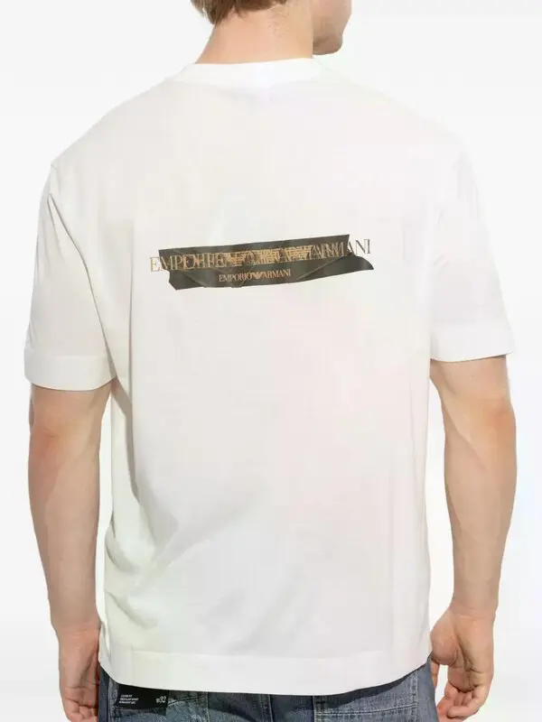 Emporio Armani Logo-patch Short-sleeve T-shirt