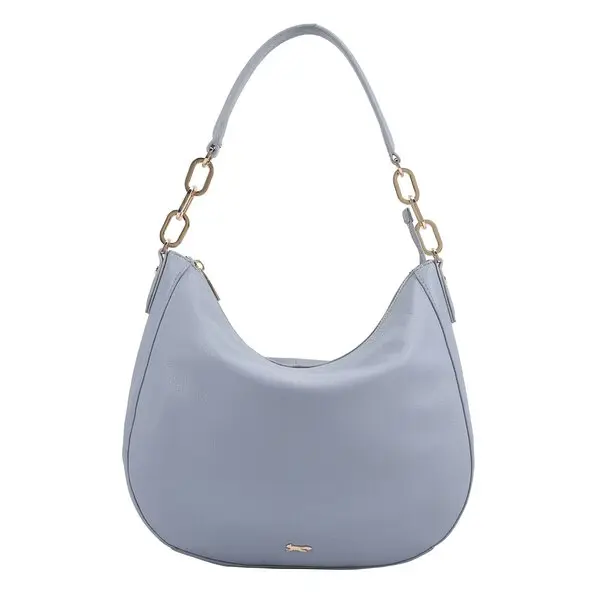 PAUL COSTELLOE Bisbee Leather Shoulder Bag Lead