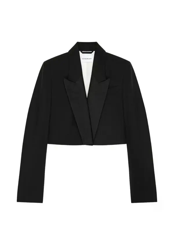 Givenchy Peak-lapel Cropped Jacket