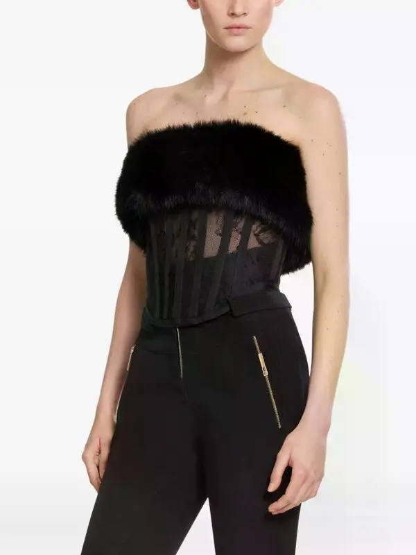 Elie Saab Strapless Lace-fabric Corset