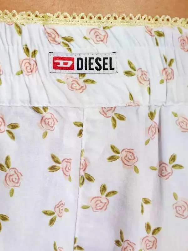 DIESEL® Pansy-d-core" Floral Print Pajama Shorts