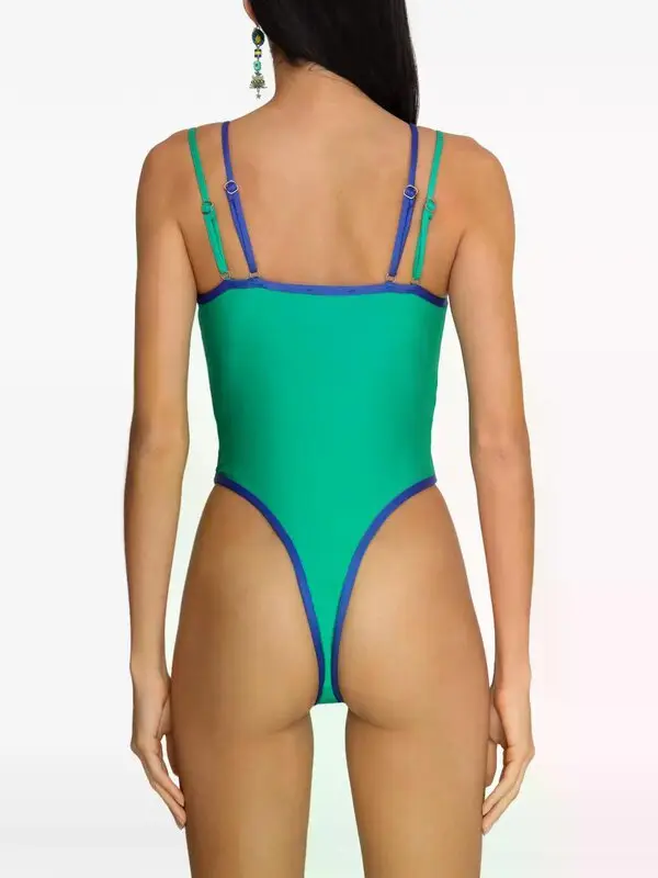 AMIR SLAMA X Tati Barbieri Underwired Colour-blocking Swimsuit