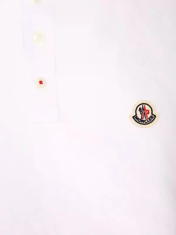 Moncler Logo-patch Pique Polo Shirt