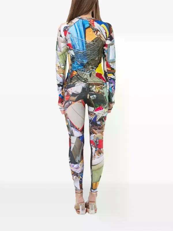 BORBALA Lomtalanitas Graphic-print Leggings