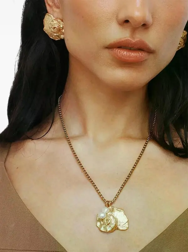 LABELLED JEWELLERY Marea Chain Pearl-pendant Necklace