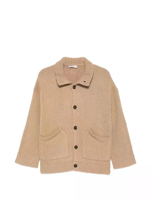 Commas Fisherman Buttoned Cardigan - Neutrals