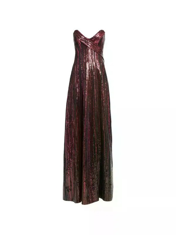 Elie Saab Sequin-embellishment Maxi Dress