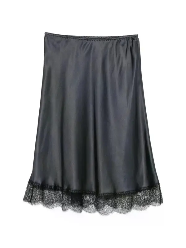 Carine Gilson Lace-trim Skirt