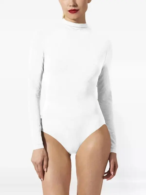 Wolford Mock-neck Long-sleeve Bodysuit