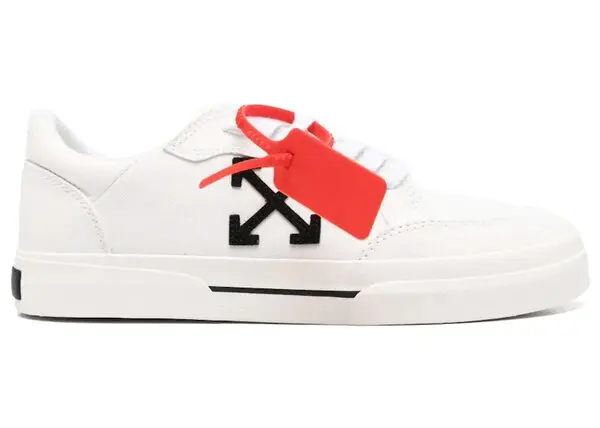 Off-White Vulcanized Low Top Sneakers - White/black