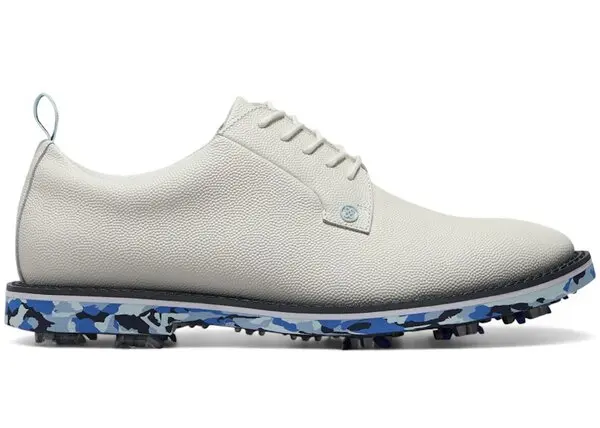 G/fore Gallivanter G/lock Leather Camo Sole Golf Shoe - Snow