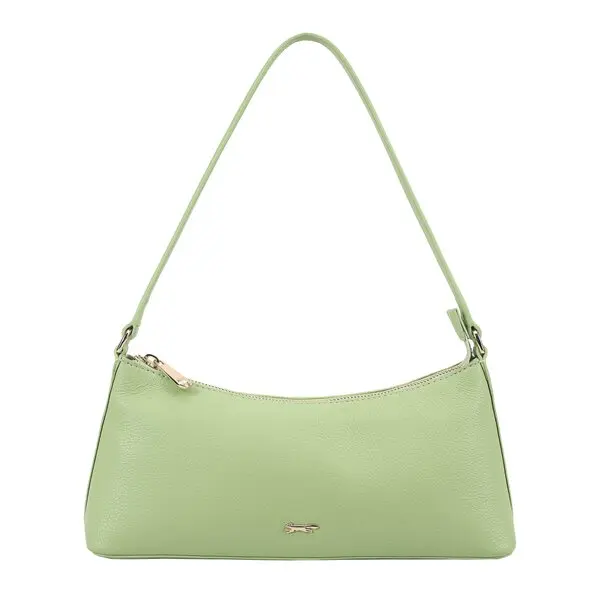 PAUL COSTELLOE Zoey Leather Shoulder Bag Margarita - Green