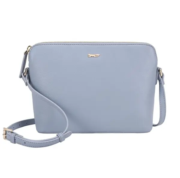 Paul Costelloe Lenya Leather Crossbody Bag Lead