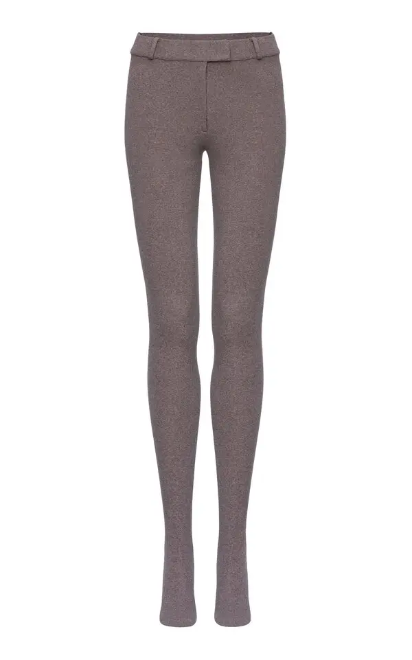 Magda Butrym Mid-rise Stretch-wool Skinny-leg Pants