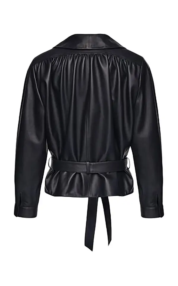 Magda Butrym Oversized Leather Jacket