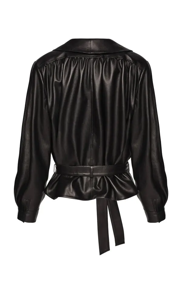 Magda Butrym Oversized Leather Jacket