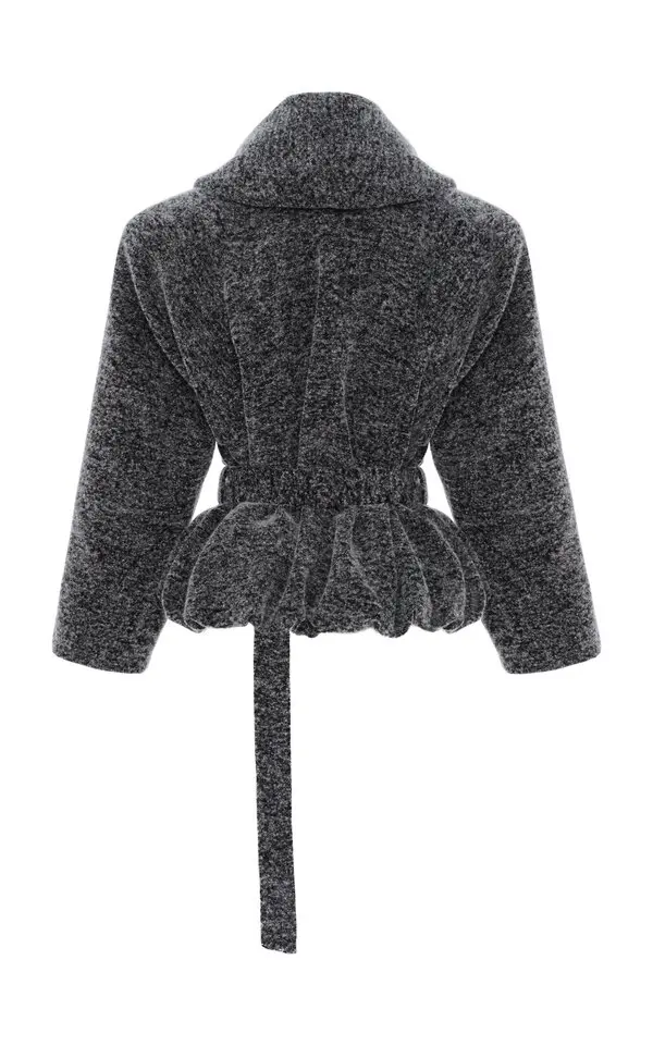 Magda Butrym Belted Wool-cashmere Jacket