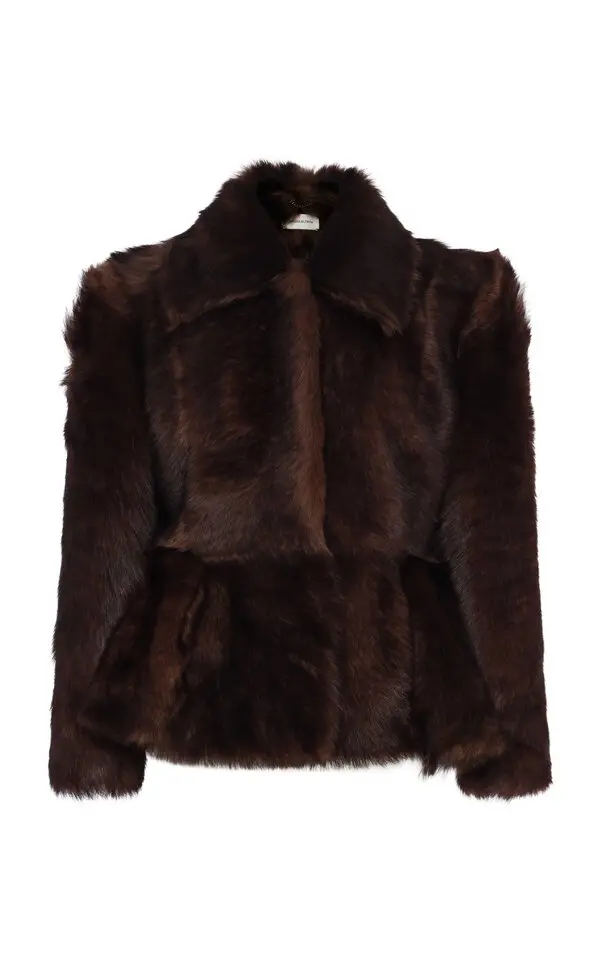 Magda Butrym Relaxed Leather Shearling Jacket