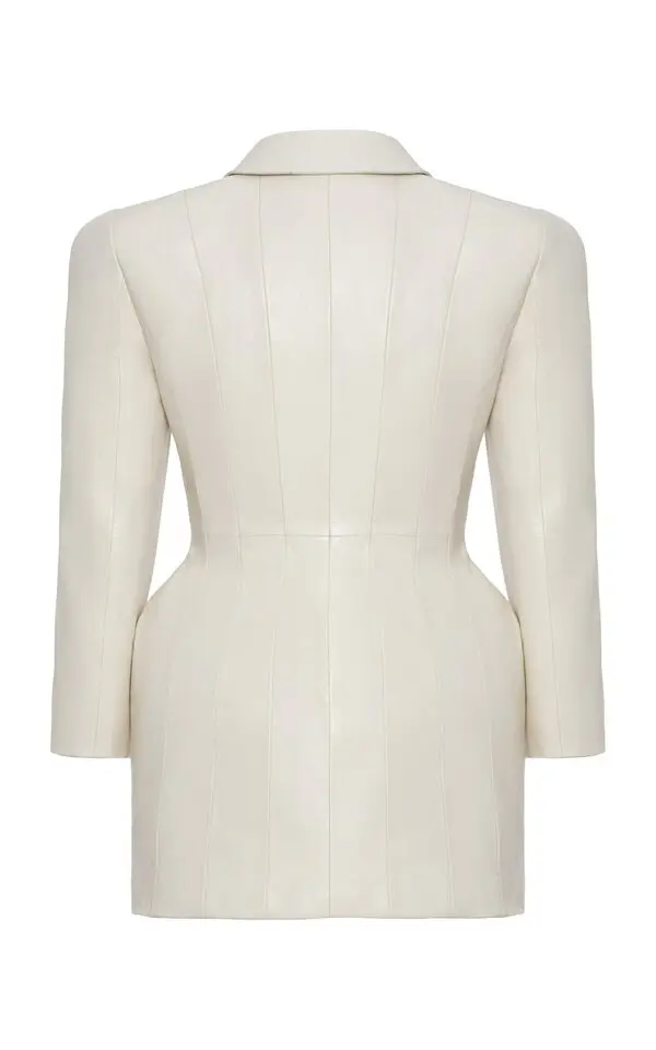 Magda Butrym Tailored Leather Blazer