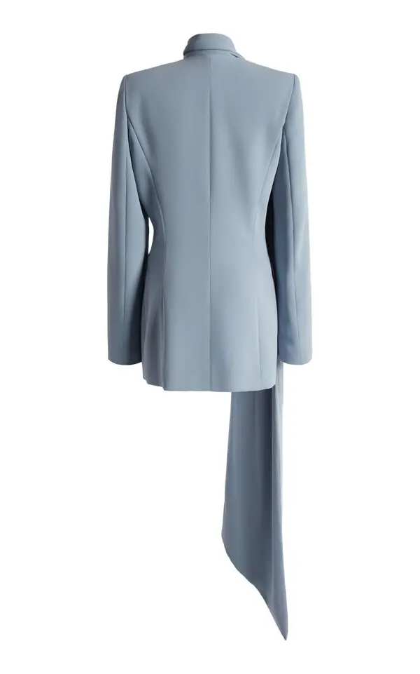 Zuhair Murad Light Cady Scarf Jacket