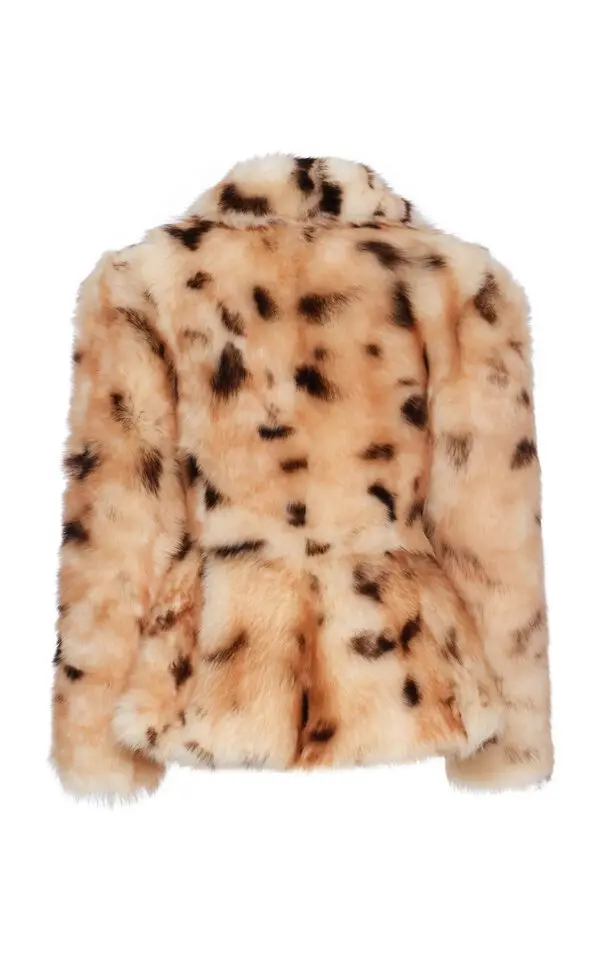 Magda Butrym Patterned Leather Shearling Jacket