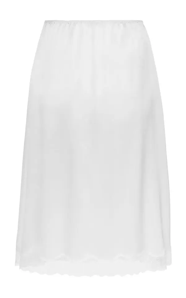 Magda Butrym Lace-trimmed Silk Knee-length Skirt