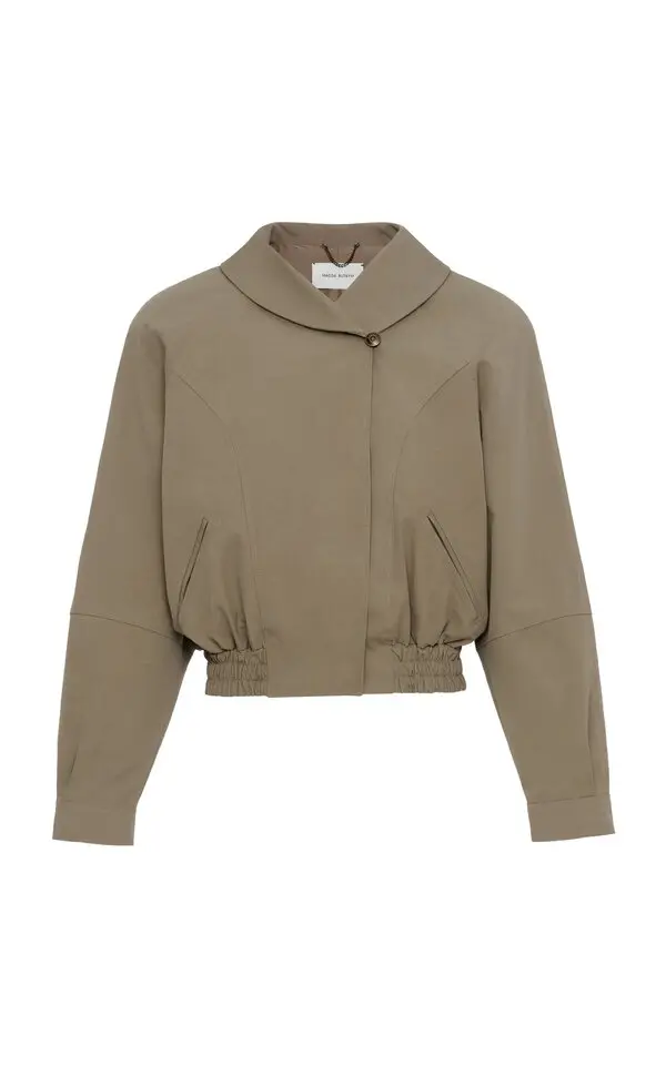 Magda Butrym Double-breasted Cotton-blend Jacket