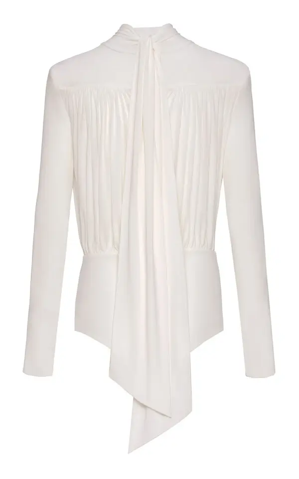Magda Butrym Long-sleeve Turtleneck Bodysuit - Ivory
