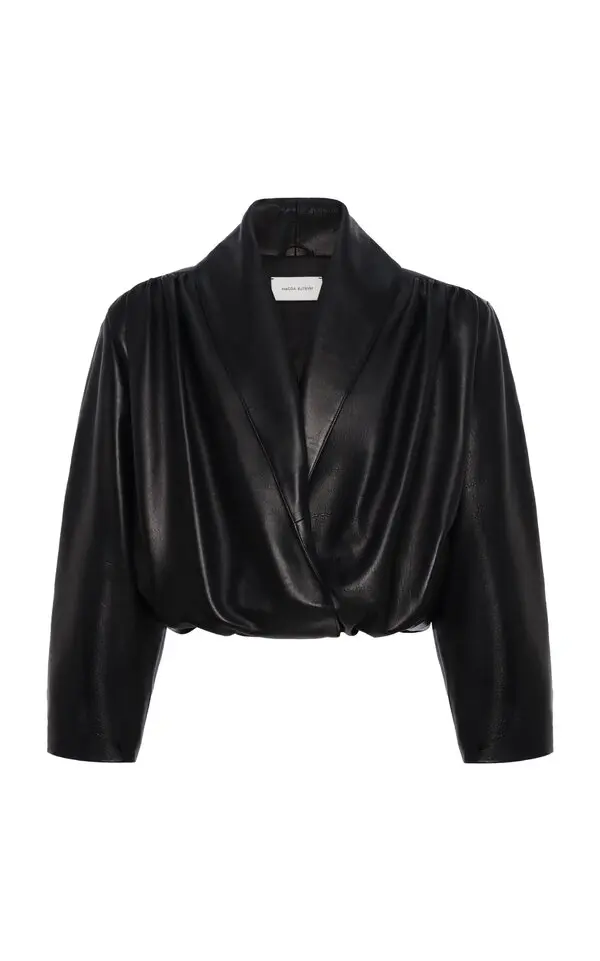 Magda Butrym Relaxed Leather Jacket