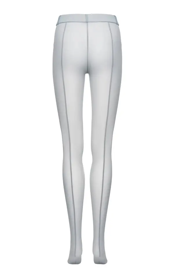 Magda Butrym Mid-rise Tights - Light Blue