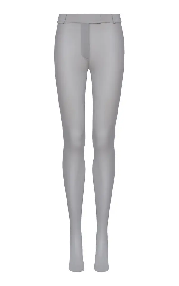 Magda Butrym Mid-rise Tights - Light Grey