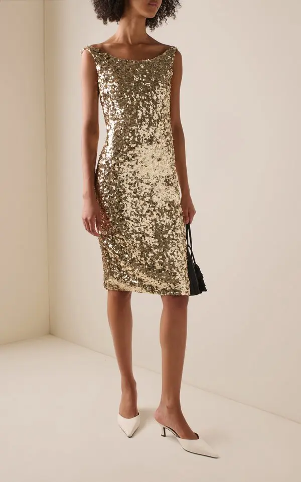 Magda Butrym Sequined Midi Dress