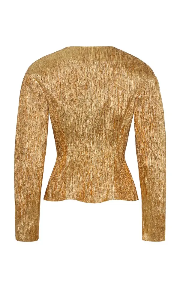 Magda Butrym Tailored Metallic Jacket